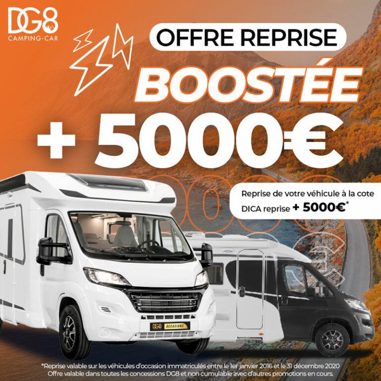 Déstockage camping-car, van et fourgon : les 10 jours ! - DG8 Camping car
